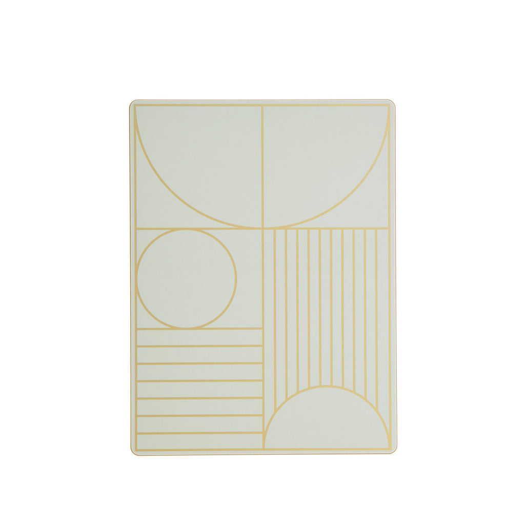 Ferm Living Outline Dinner Mat - Mint - Danehus
